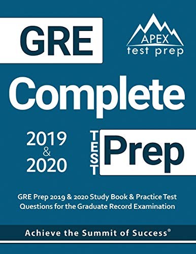 GRE COMPLETE TEST PREP: GRE PREP 2019 & 2020 STUDY BOOK & By Apex Test ...