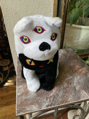 MEOW WOLF Cat Wolf Twisted Multiverse Plush Black White Stuffed Animal ...