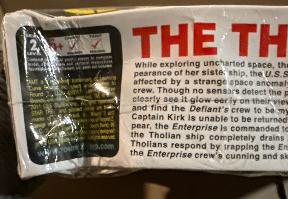 AMT 1/650 Star Trek U.S.S. Enterprise Tholian Web Glow Model Kit ...