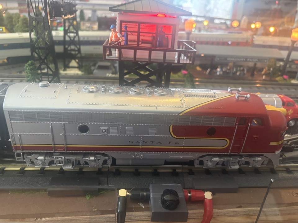 K-LINE SANTA FE F-7 ABA Super Chief Diesel Engine Set War Bonnet 25301 ...