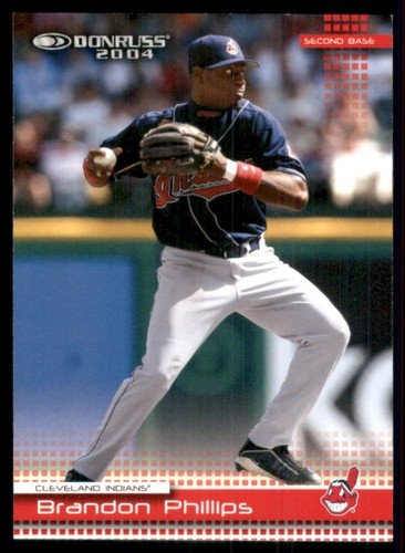 Brandon Phillips 2004 Donruss #108 Cleveland Indians 179938 Basball ...