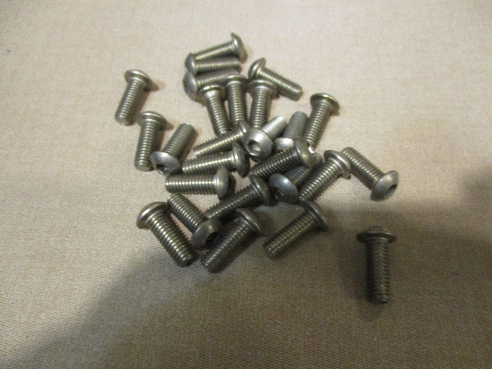 Quality German Metric Cheese Head Screws w/ Allen Heads, Qty. (25) BM 6 ...