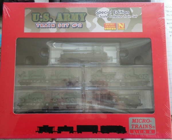 N Scale Micro Trains Line US Army Collector Train Set #2 Special ...