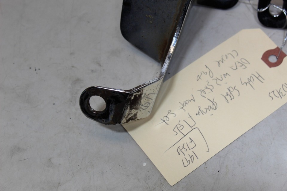 Harley Softail Springer FLSTS OEM Windshield Mount Set Chrome Pair | eBay