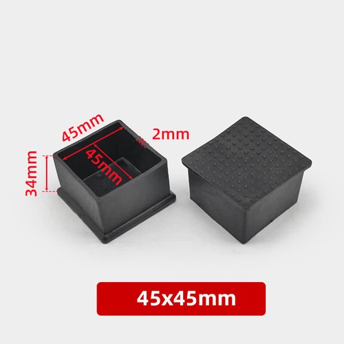 Rubber Square Plug for Metal Pipe Tubing Caps, Chair Glides Cap 10mm ...