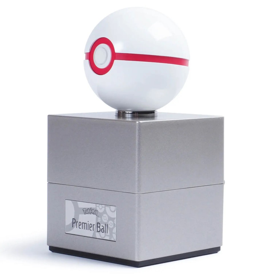 Pokemon Pokeball Die Cast Premier Ball Replica Wand Company Pokémon ...