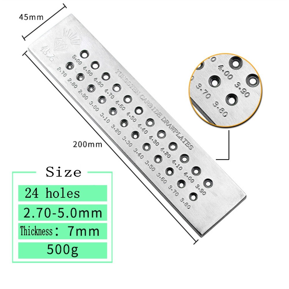 Tungsten Carbide Wire Drawplate for Making Round Shape Drawplate ...