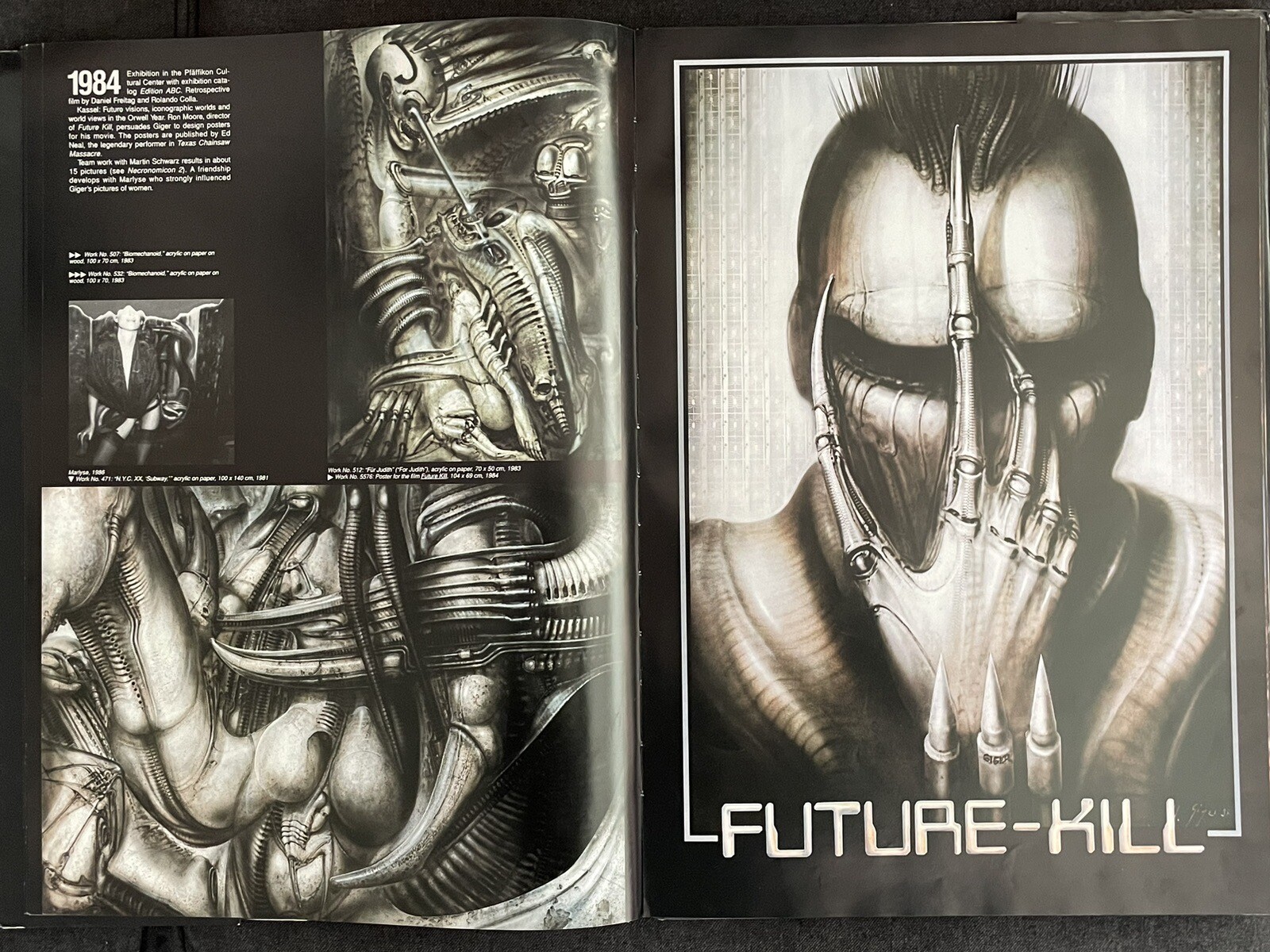 H. R. Giger's Biomechanics -Hardcover-Morpheus International-1990 ...