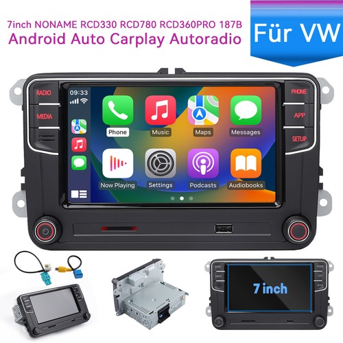 7" NONAME RCD330 RCD780 RCD360PRO 3 Plus 187B Android Auto Carplay ...