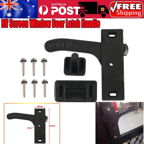RV Screen Window Door Latch Hand Open Close Handle Kit For Camper ...
