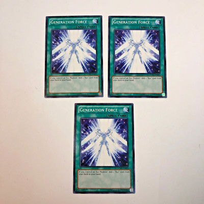 (3) YuGiOh! GENERATION FORCE: REDU-EN063 Common Unlimited NM | eBay