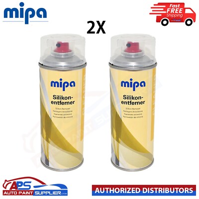 2x MIPA silicone remover & Degreaser spray spray can cleaner - 400ml ...