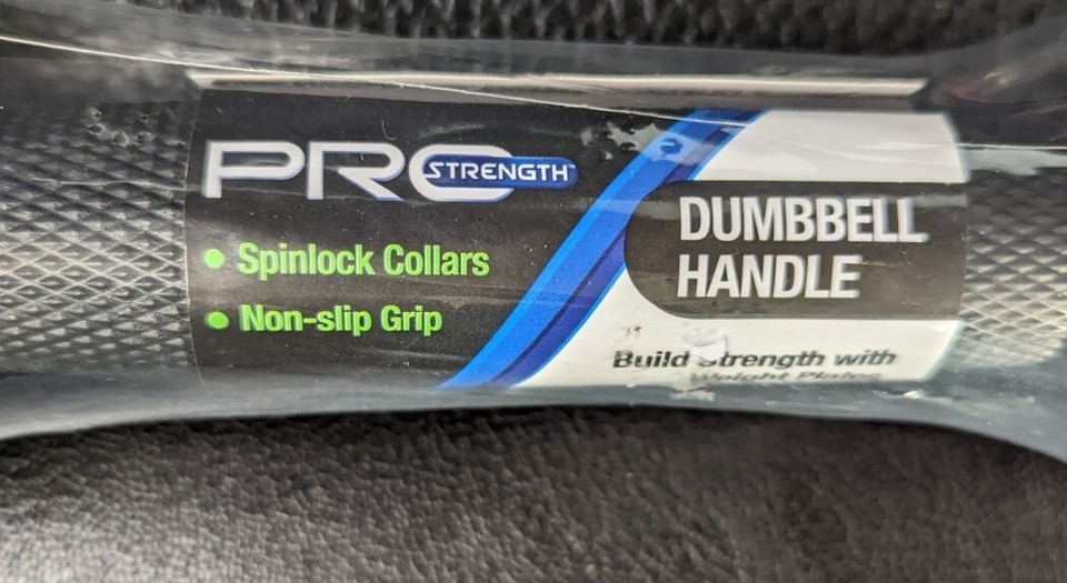 PRO Strength 14 in. Adjustable Spinlock Home Gym Dumbbell Handle New | eBay