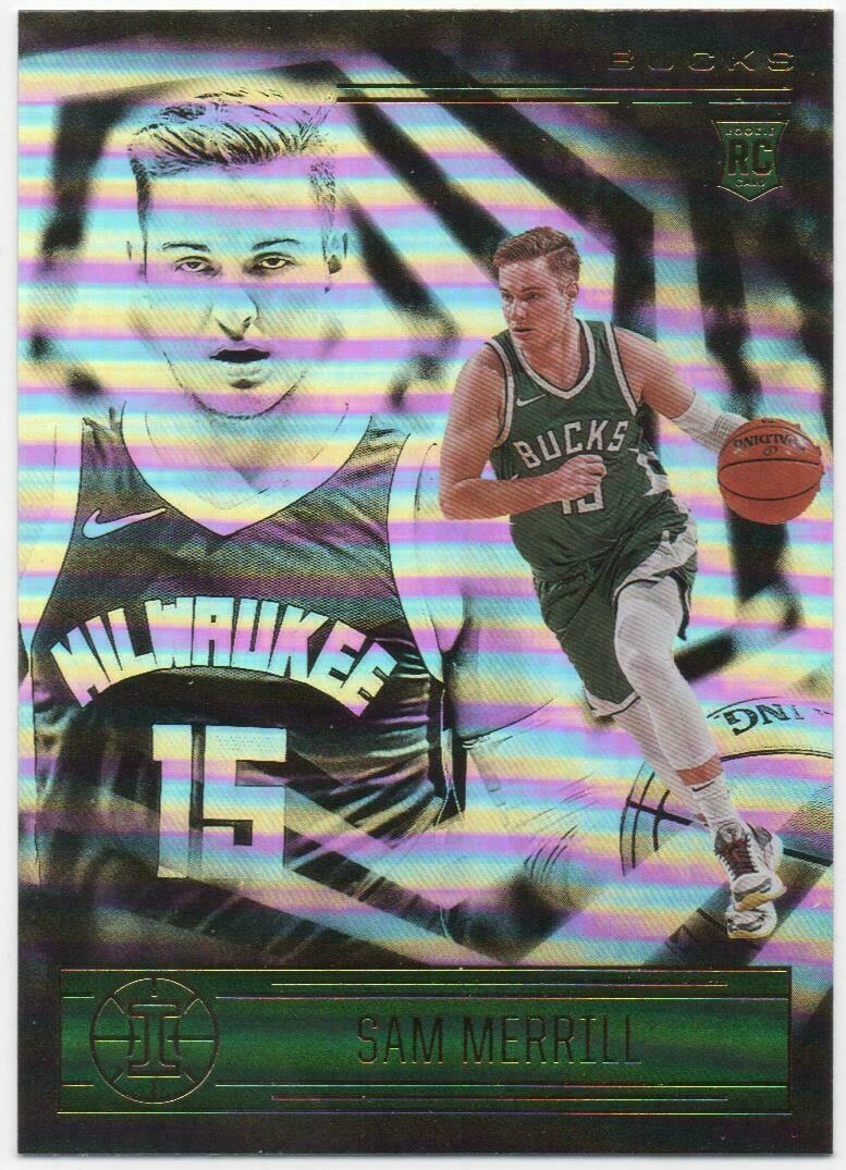 Sam Merrill 2020-21 PANINI ILLUSIONS BASKETBALL Base RC #199 Bucks | eBay