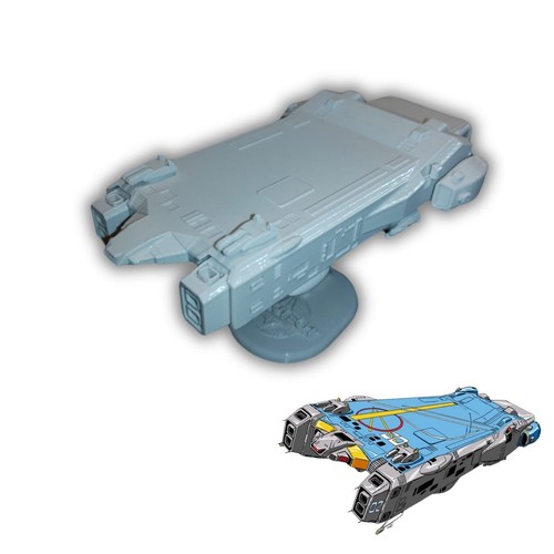 Rdf Armd 7.9 inch length Macross Robotech Ship Fleet Battles Models ...