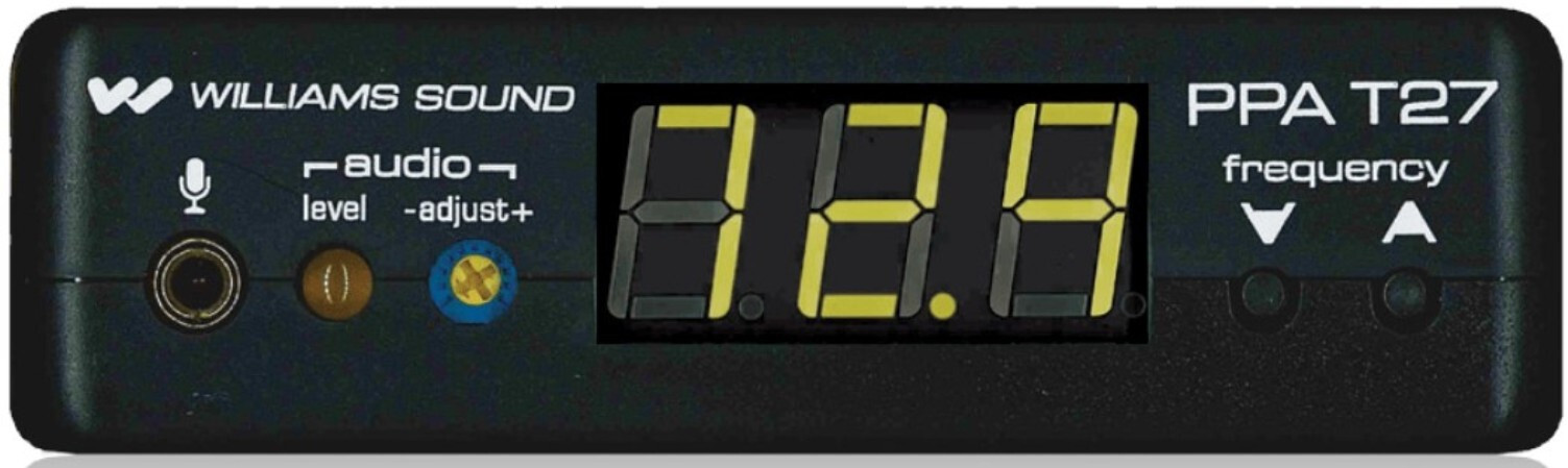 Williams Sound PPA T27 Personal PA Compact FM Transmitter, Black | eBay
