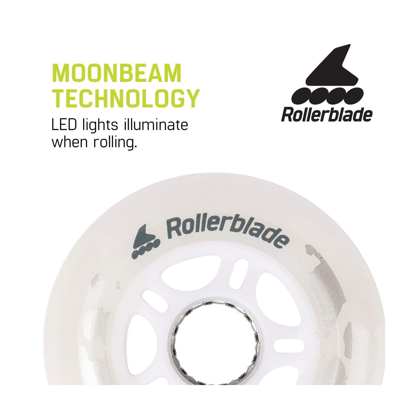Rollerblade Moonbeam 72mm Wheels 4 Pack for sale online | eBay