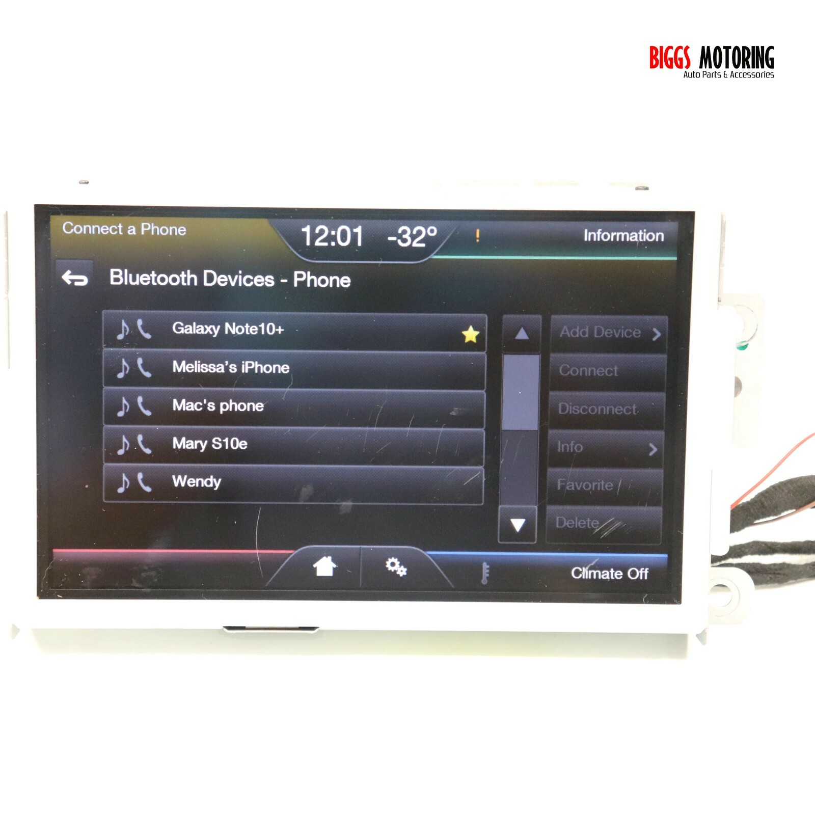 2013-2016 Ford Escape C-Max Sync2 APIM Module Display Screen DJ5T ...