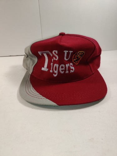 Vintage TSU Tigers Hat Adult Adjustable Strapback Maroon/gray Kati | eBay