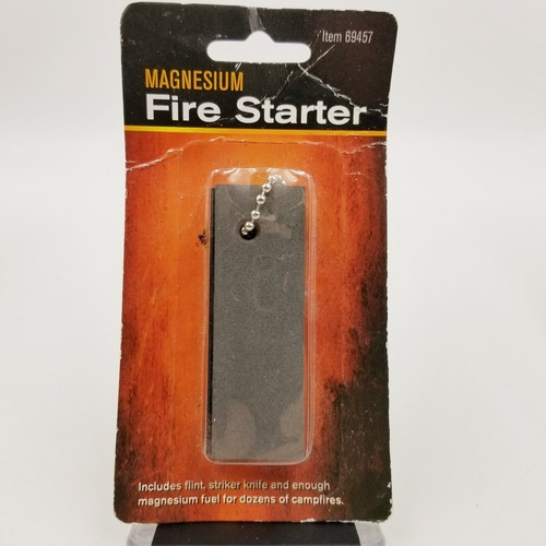 Magnesium Block Flint Fire Starter Emergency Survival Camping 69457 ...