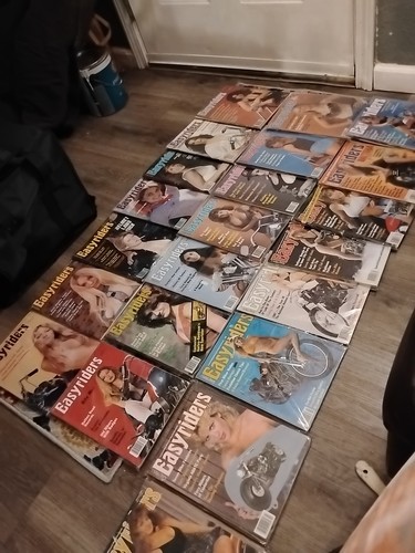 LOT (22) VINTAGE EASY RIDERS MAGAZINES 1976-1989 BAGGED AND BOARDED | eBay