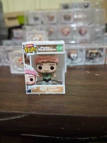 Funko Bitty Pop - ANDY AS PRINCESS RAINBOW SPARKLE #1147 Parks And Rec ...