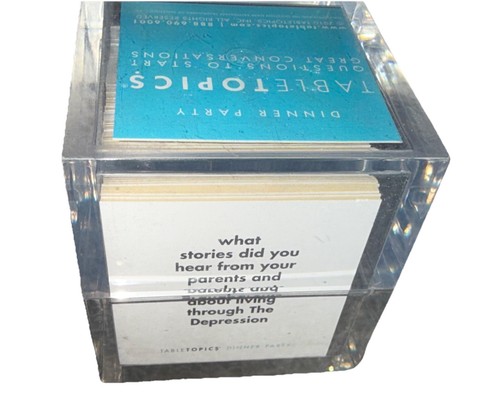 A Table Topics Dinner Party Edition Questions To Start Great ...