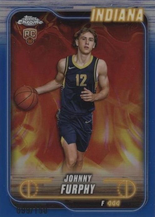 2024-25 Topps Chrome - Johnny Furphy #139 Blue Refractor /150 (RC) for ...