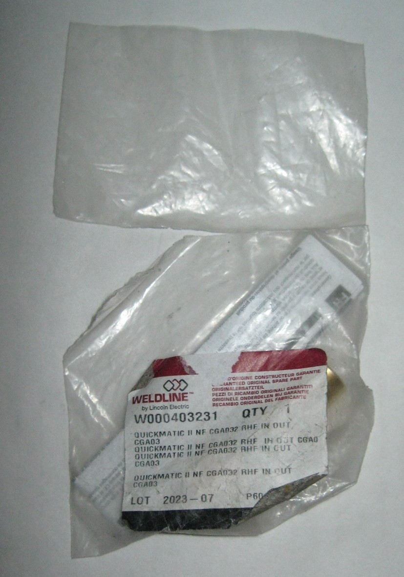 Weldline W000403231 QUICKMATIC II Threaded Female Connection 5/8 Argon ...