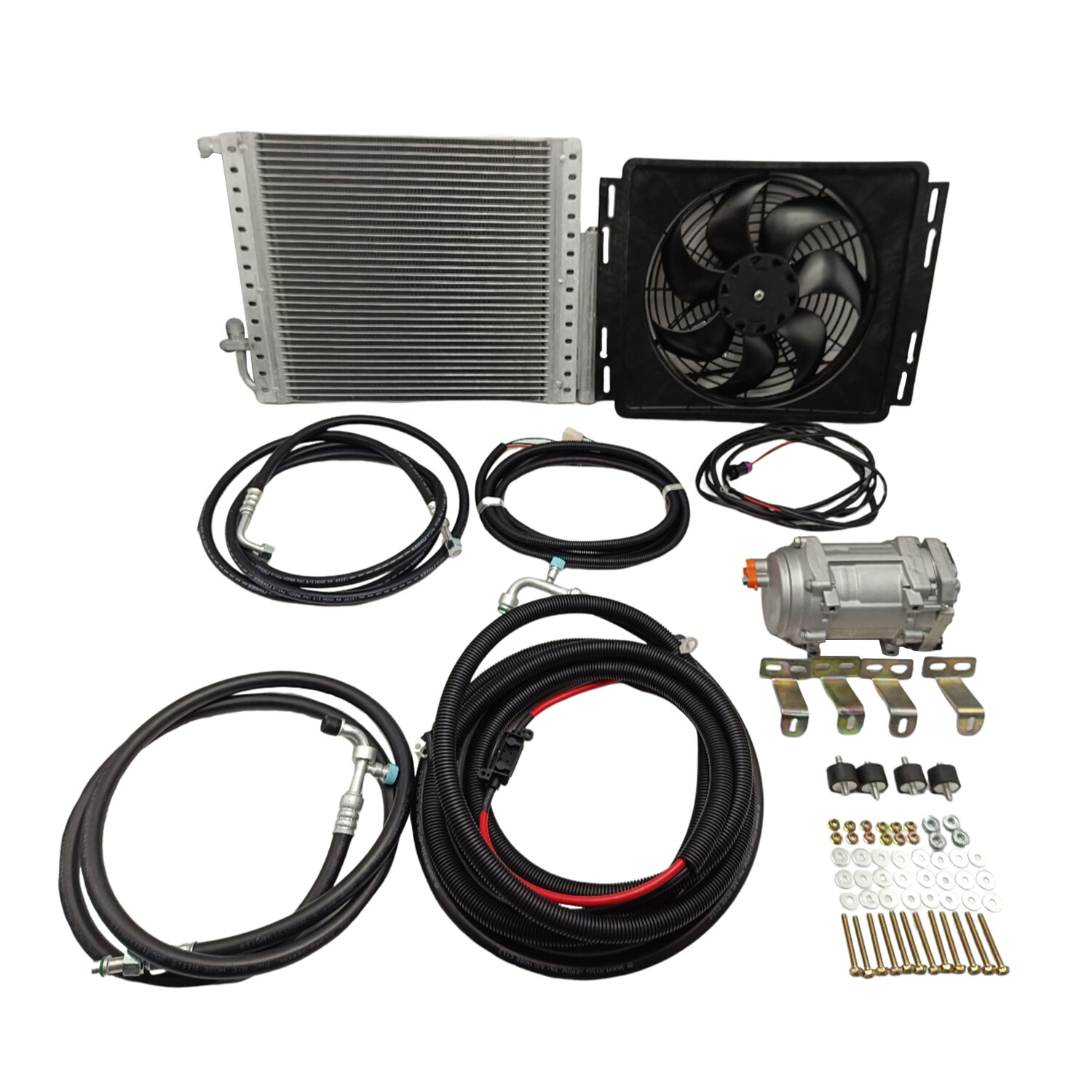 12V Remote Control Cool Electric Air Conditioner Underdash DC Auto Car ...