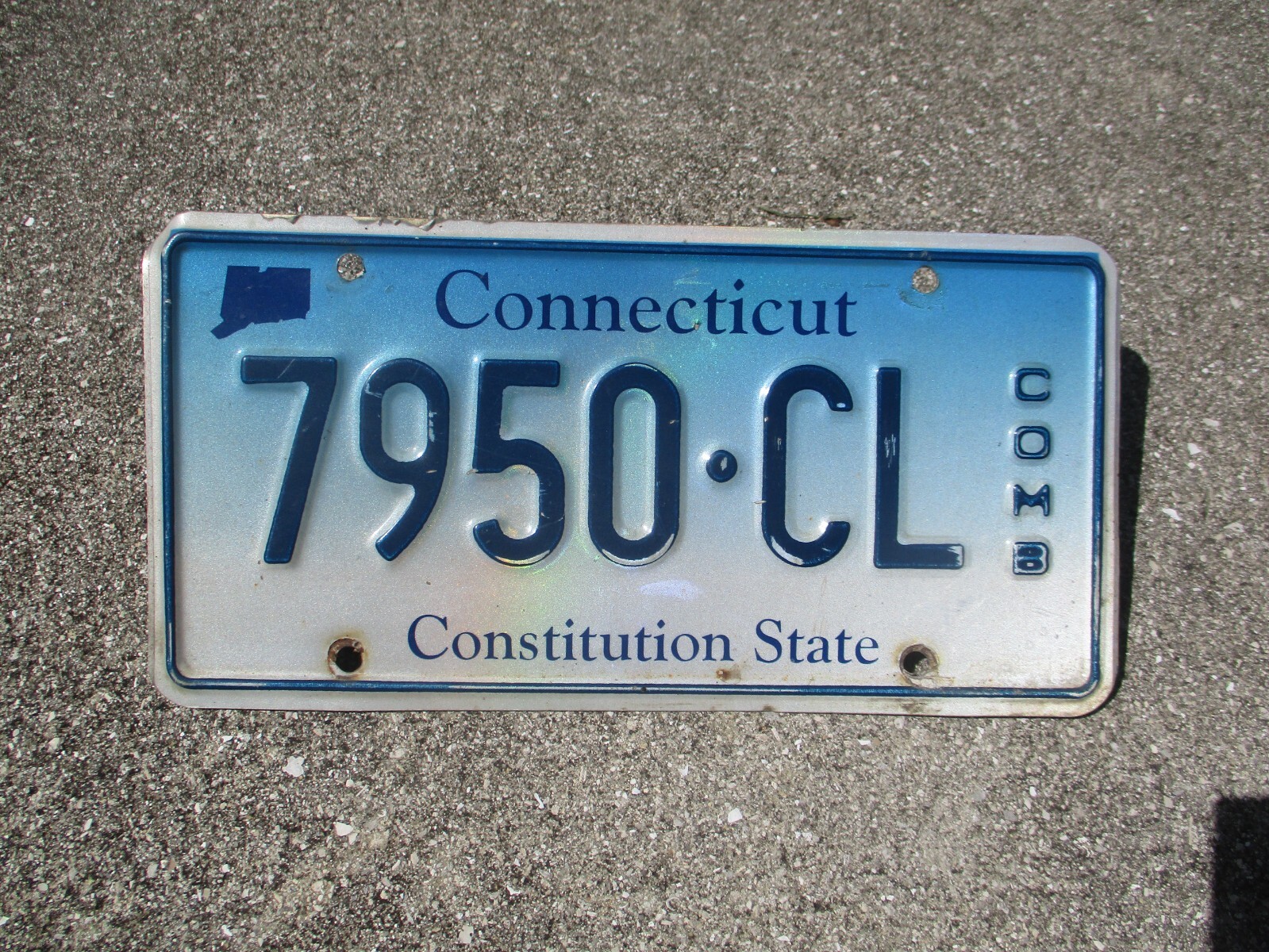 Connecticut Combination license plate # 7950 - CL | eBay