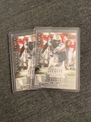 2X Quentin Groves Upper Deck First Edition Rookie Card RC 186 | eBay