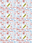 18th Birthday Personalised Gift Wrapping Paper Choose Colour ADD NAME ...