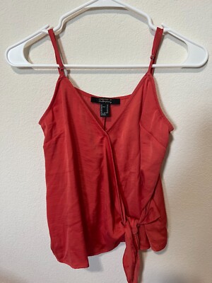 Forever 21 Red Spaghetti Strap Top Size XS | eBay