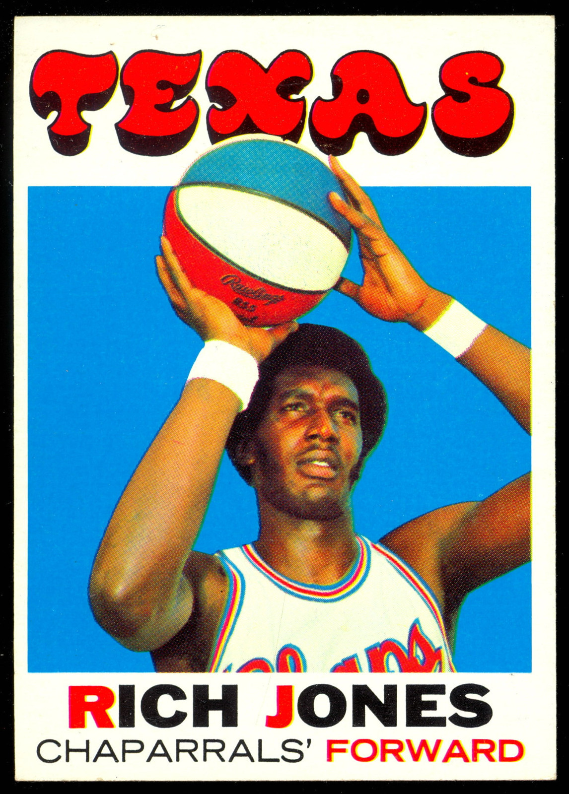 1971 72 TOPPS BASKETBALL 198 RICH JONES NM TEXAS CHAPARRALS SPURS ABA | eBay