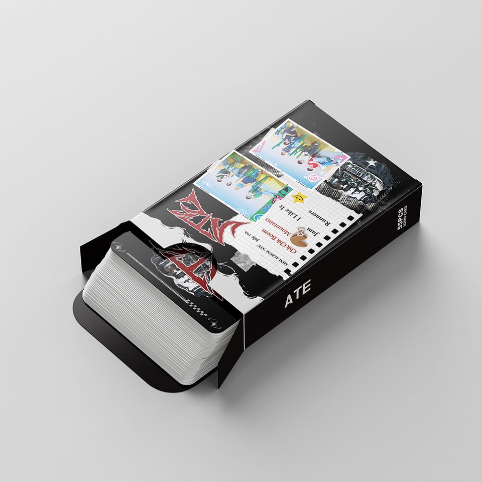 55pcs New Kpop Stray Kids Paper Lomo Photo Cards ATE Album Collective ...