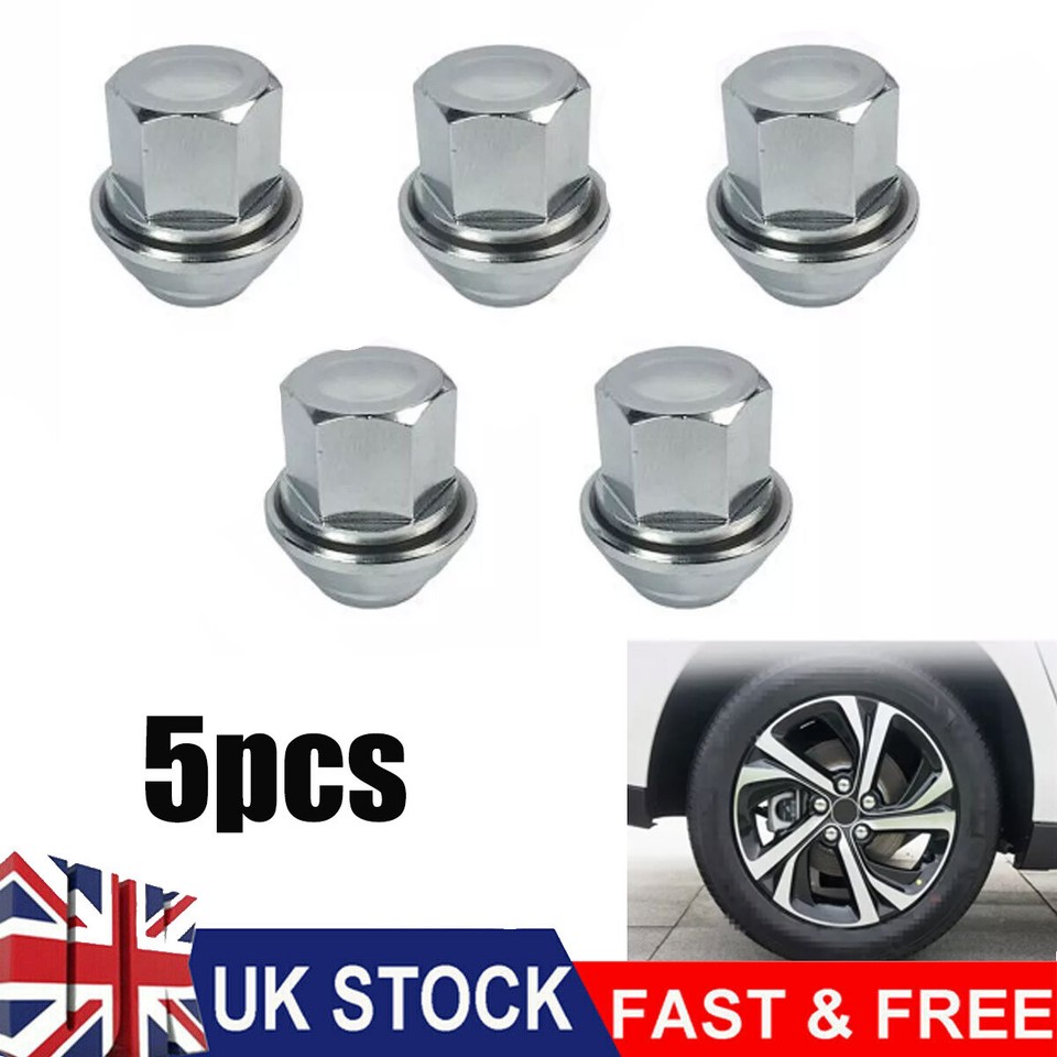 FOR FORD TRANSIT MK8 CUSTOM SET WHEEL NUTS STAINLESS STEEL CAP M14X1.5 ...