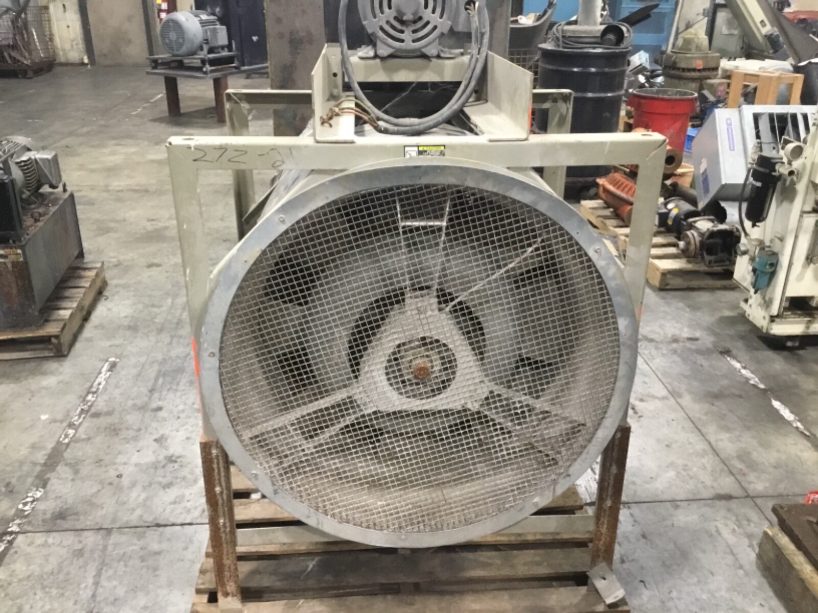 TRANE Q-Fan Horizontal 27” Blower Fan 5 HP 1760 RPM 8600 CFM 230/460V ...