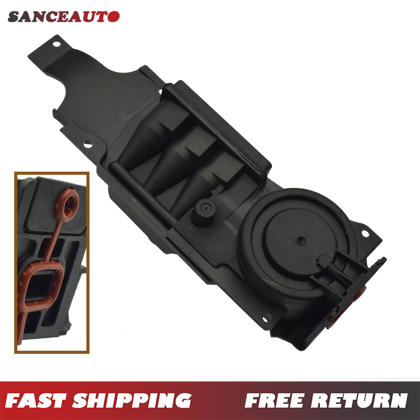 022103515A Engine Valve Cover Oil Separator For VW Porsche Cayenne Audi ...