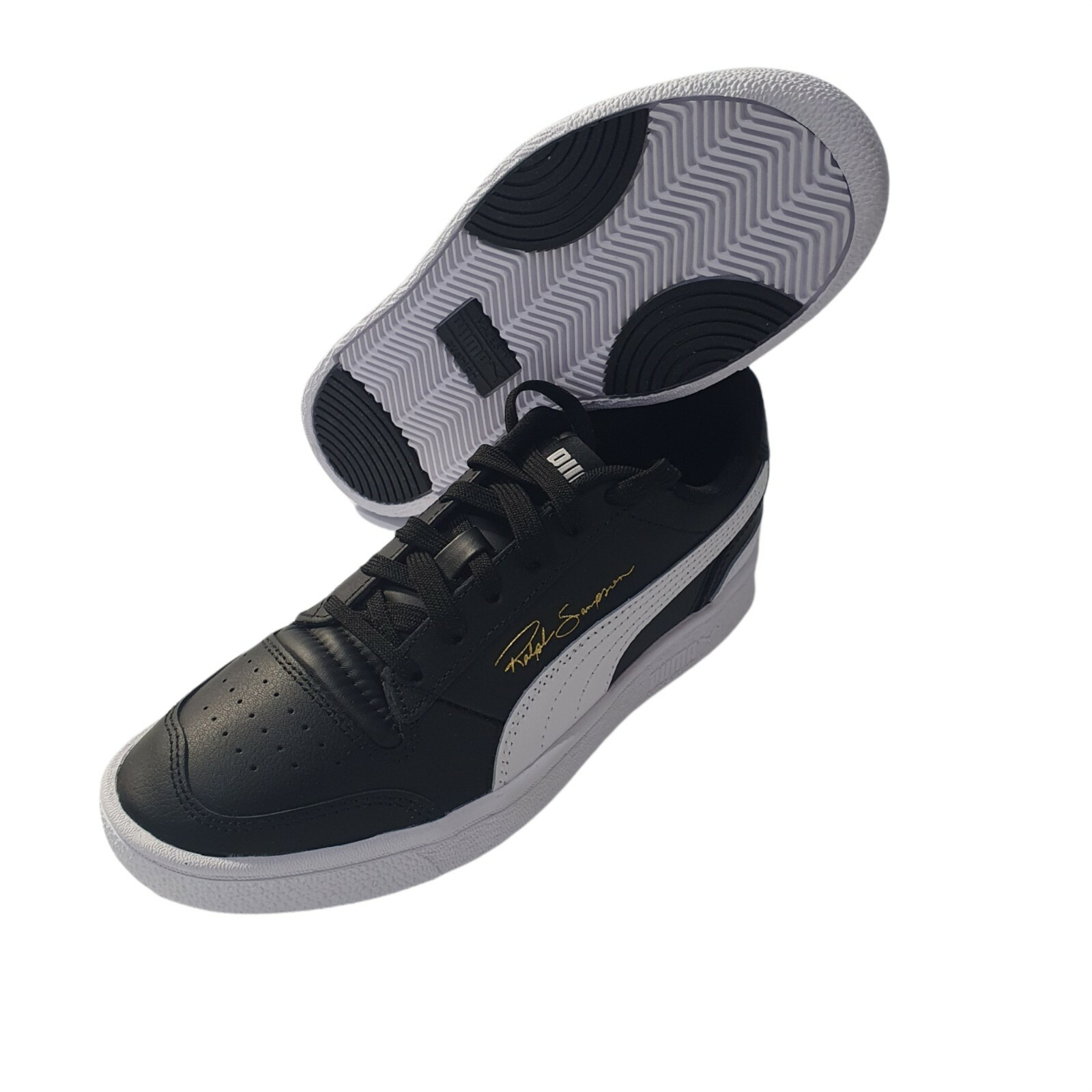 Puma Kids Black Ralph Sampson Shoes Size US 5C (23cm) UK4 Unisex Black ...