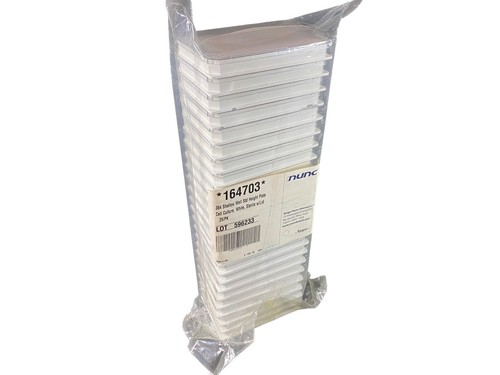 NUNC BRAND Polystyrene 384-Well Shallow Cell Culture Plate w/ Lid ...