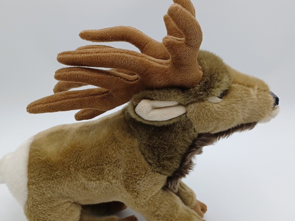 Realistic Moose and Deer Plush Stuffed Animals Hunting Cabin Critters ...