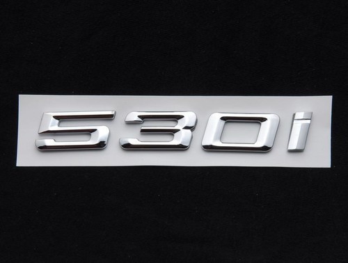 Trunk Lid Rear Emblem Badge Chrome Letter 530i fits BMW 5-Series E60 ...