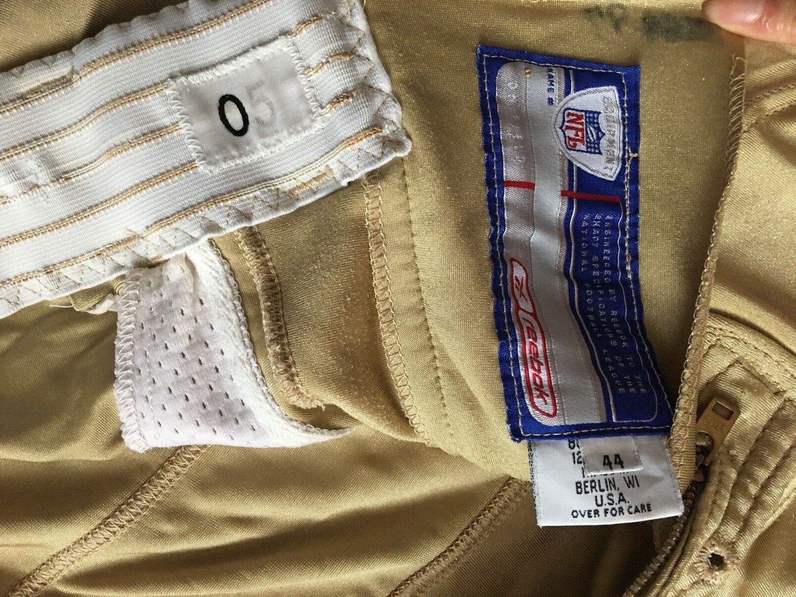 Tyoka Jackson #97 2005 St Louis Rams Reebok Game Used Pants NFL ...