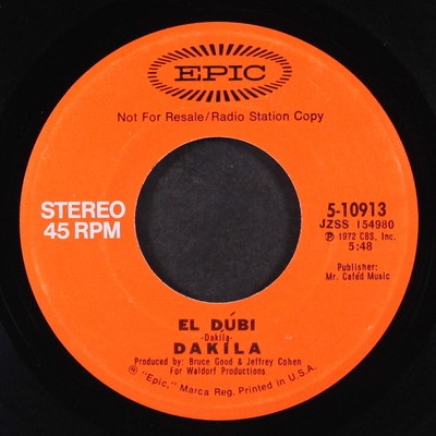 DAKILA: el dubi / gozala EPIC 7" Single 45 RPM | eBay