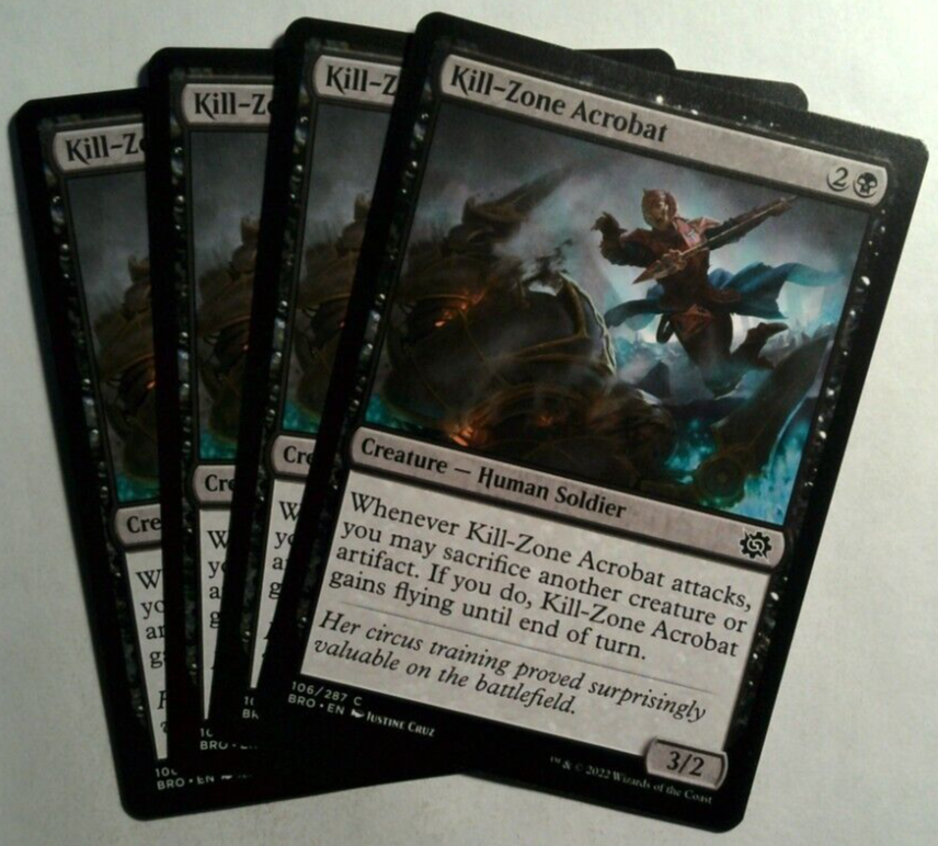 Mtg - Kill-Zone Acrobat x4 | eBay