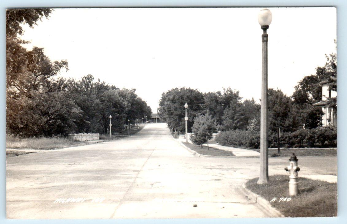 RPPC AITKIN, Minnesota MN ~ Street Scene HIGHWAY 169 ~ 1956 Real Photo ...
