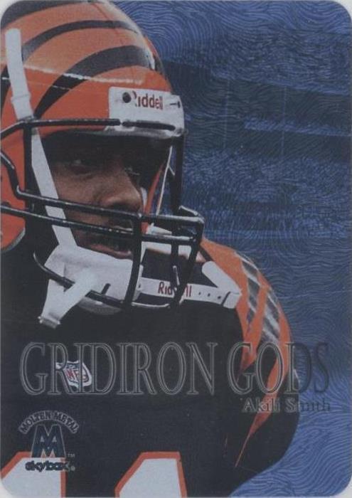 1999 Skybox Molten Metal - Gridiron Gods Akili Smith #20GG Blue /99 (RC ...