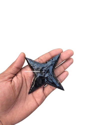 Obsidian Ninja Throwing Star 4-Point Shuriken Razor Sharp Blade ...