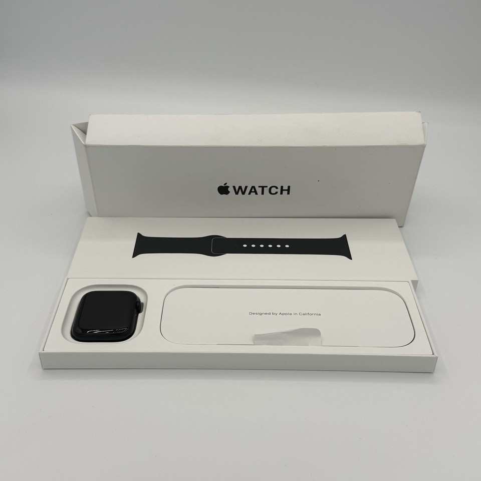 Apple Watch SE 2 44mm Midnight Aluminum - Midnight Sport Band MXEJ3LL/A ...